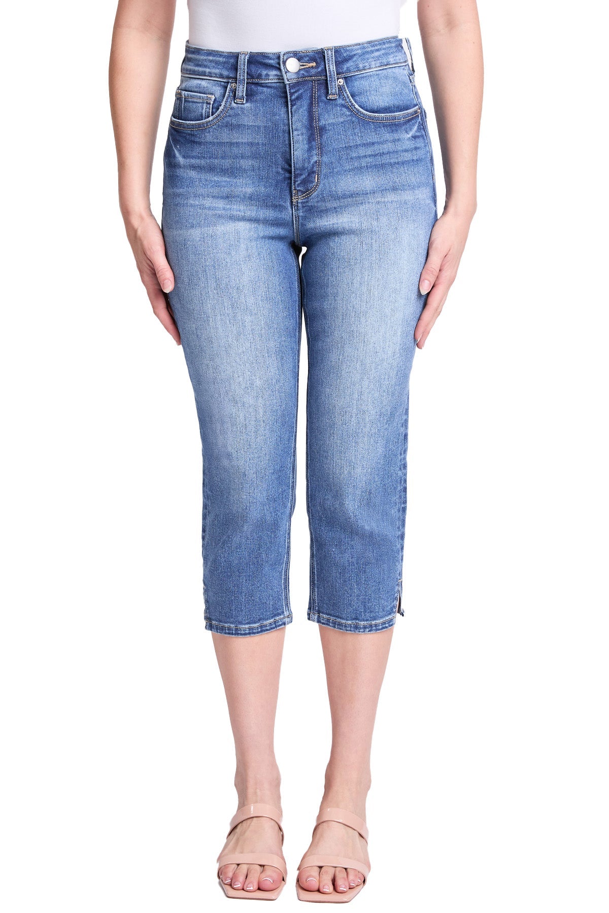 Plus Essential High Rise Capri – RFM Denim