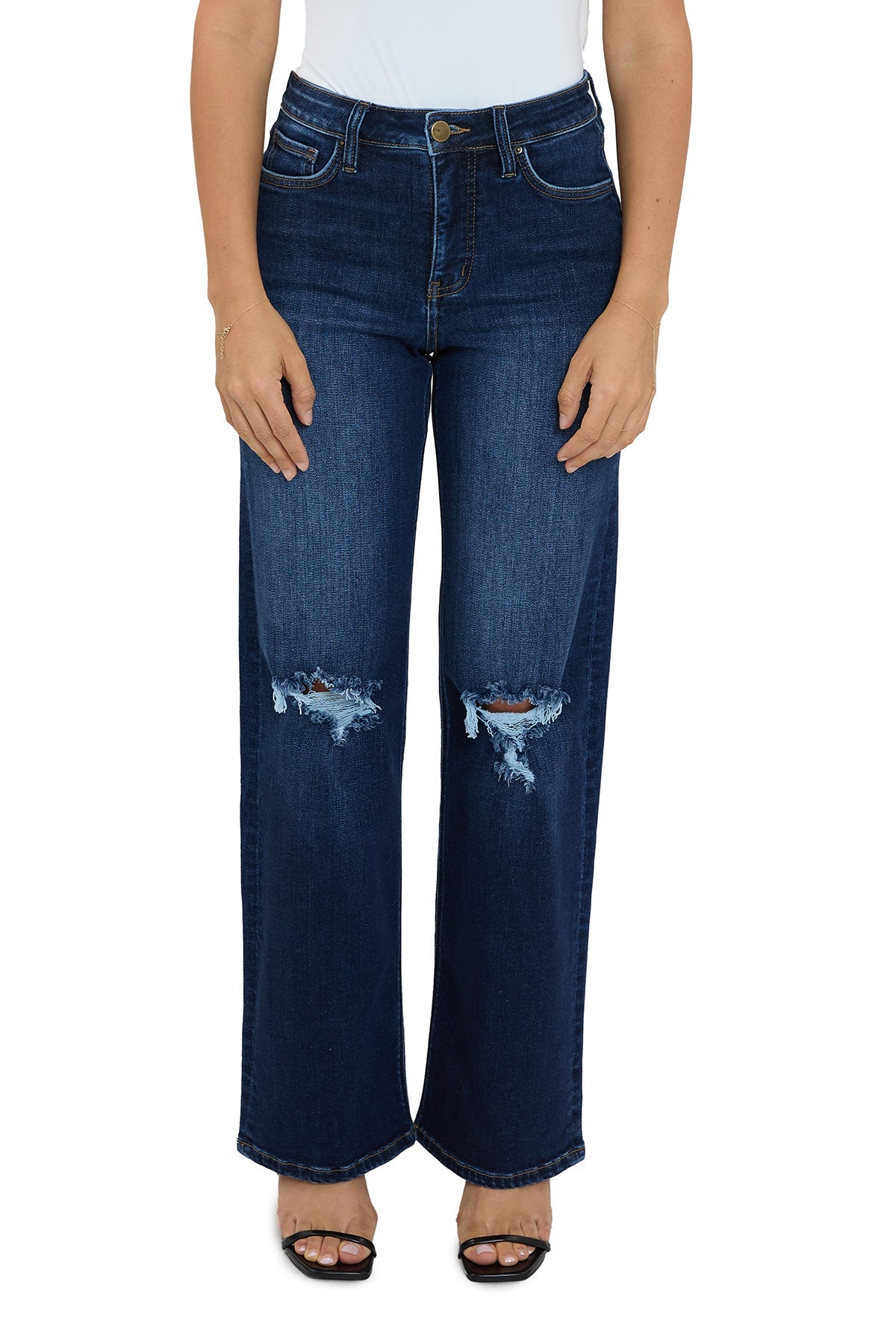 Hailey High Rise Wide Leg Jeans – RFM Denim